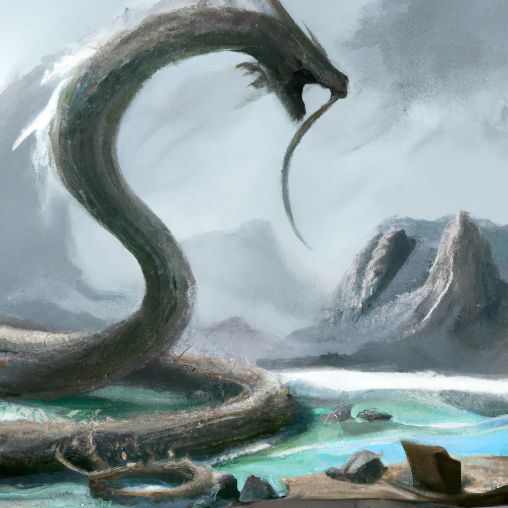 Descubra o Poder do Jörmungandr: O Gigante Serpente da Mitologia Nórdica!