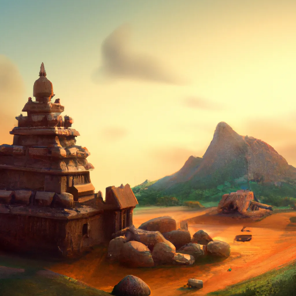 Mahabalipuram: Descubra os Segredos do Antigo Templo Dravídico!