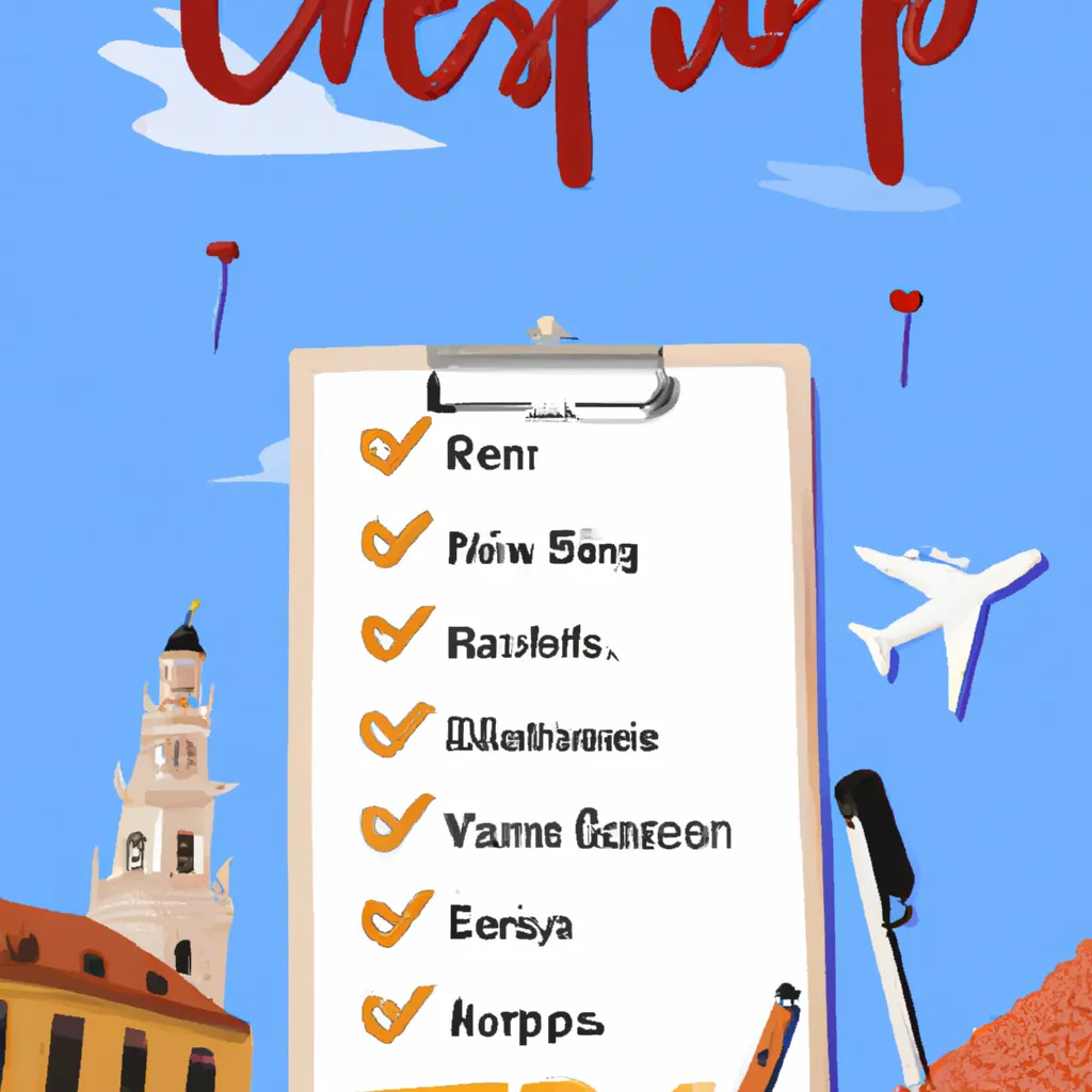 Preparando sua Viagem pela Europa: Checklist Imperdível