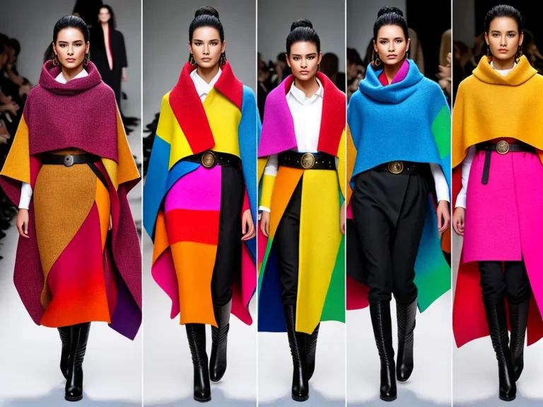 Ponchos Repaginados: A Reinvenção na Moda