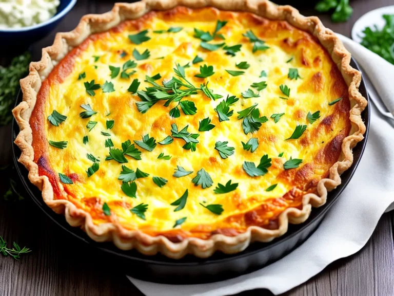 Quiche de Queijo Delicioso e Fácil!