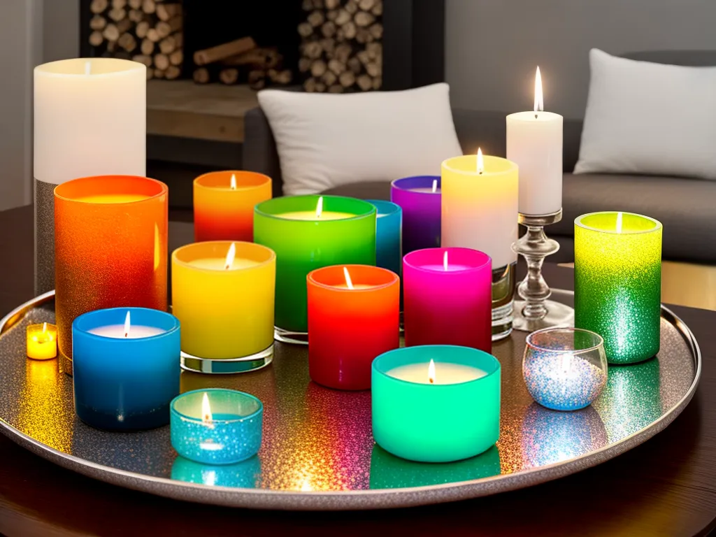 Velas Coloridas: Dicas para Decorar com Estilo